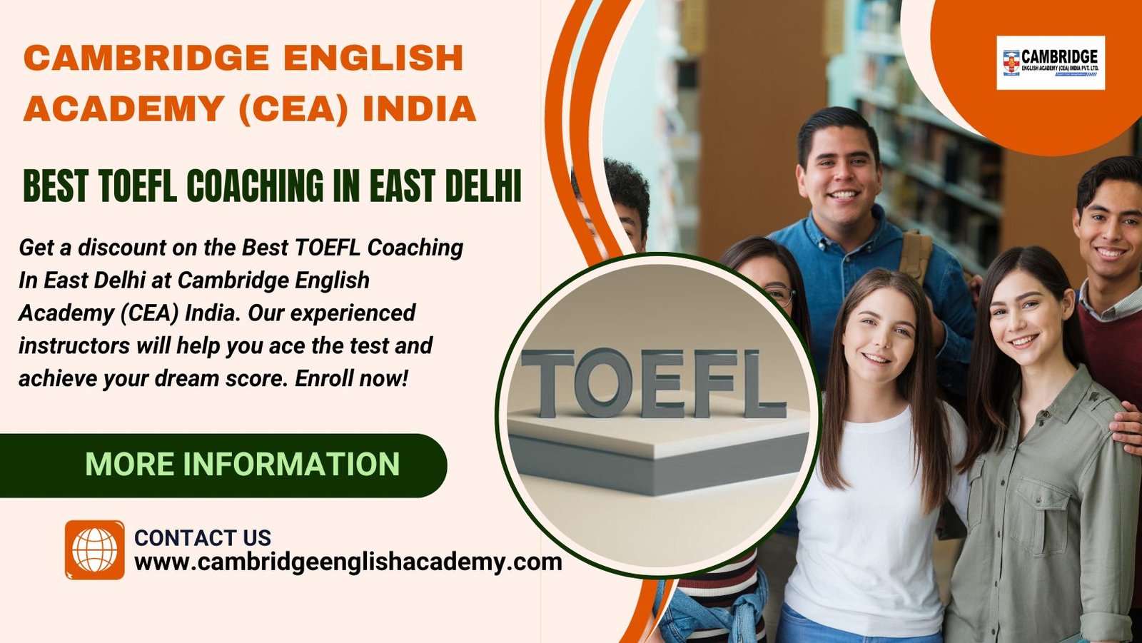 Best TOEFL Coaching Institute In East Delhi